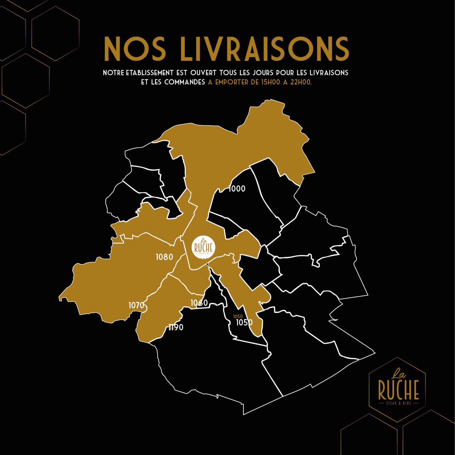 Menu - LA RUCHE - STEAK & RIBS BRUXELLES